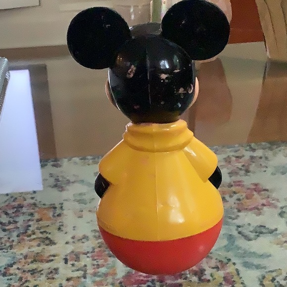 Disney | Toys | Vintage 975 Mickey Mouse Weeble Wooble Disney Made Of ...